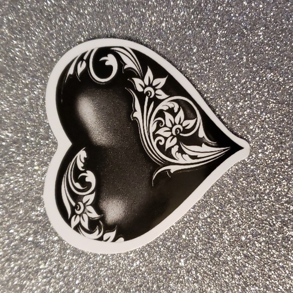 art class | Design | Art Gothic Waterpoof Sticker Heart | Poshmark